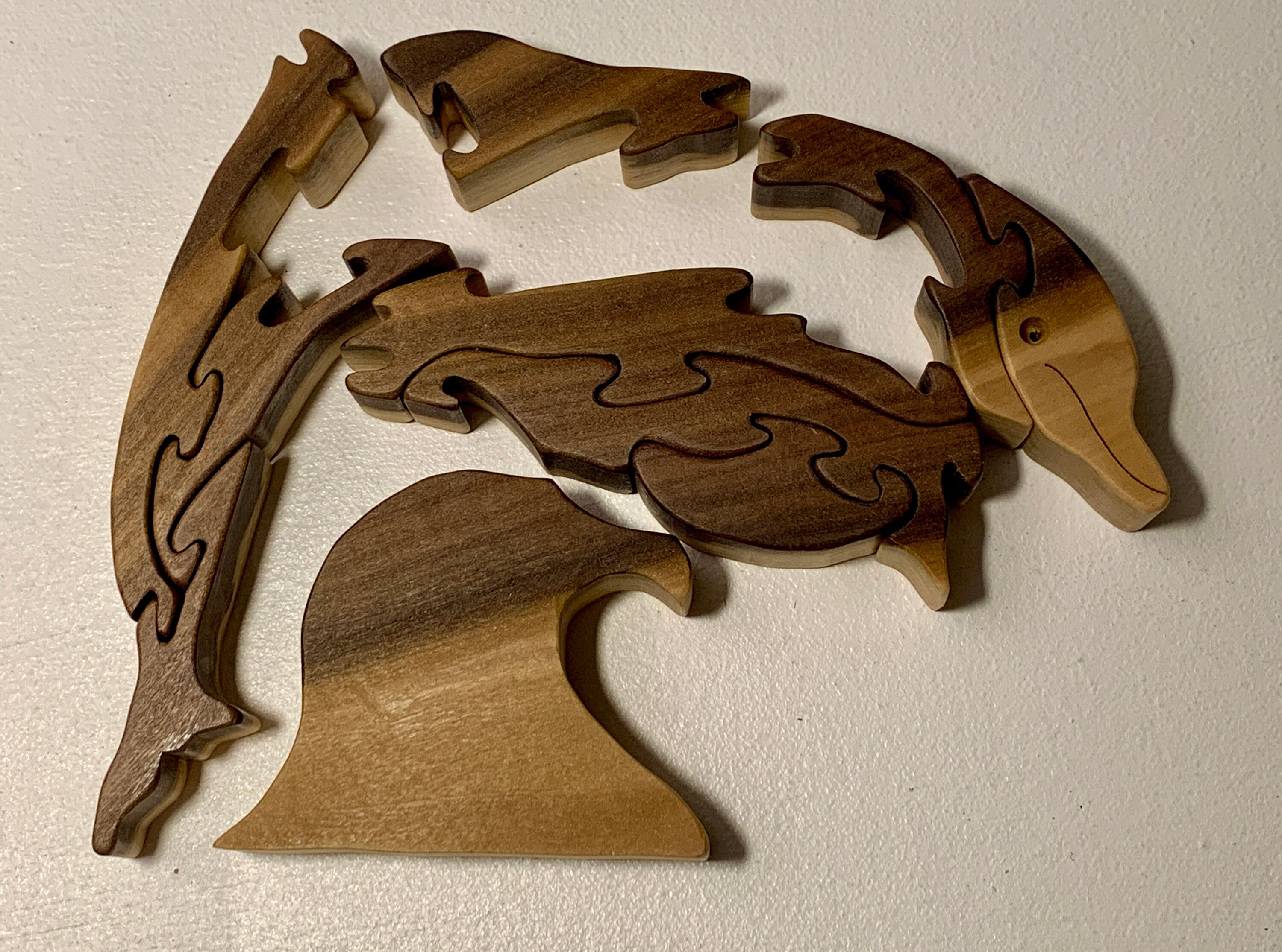 Dolphin Puzzle With Frame - Etsy