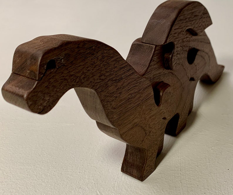 Baby Bronto Cut From Walnut Wood. - Etsy