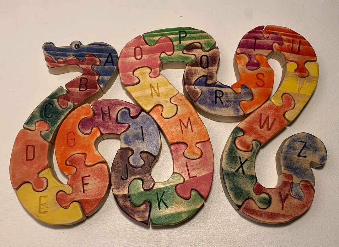 Alphabet Snake - Etsy