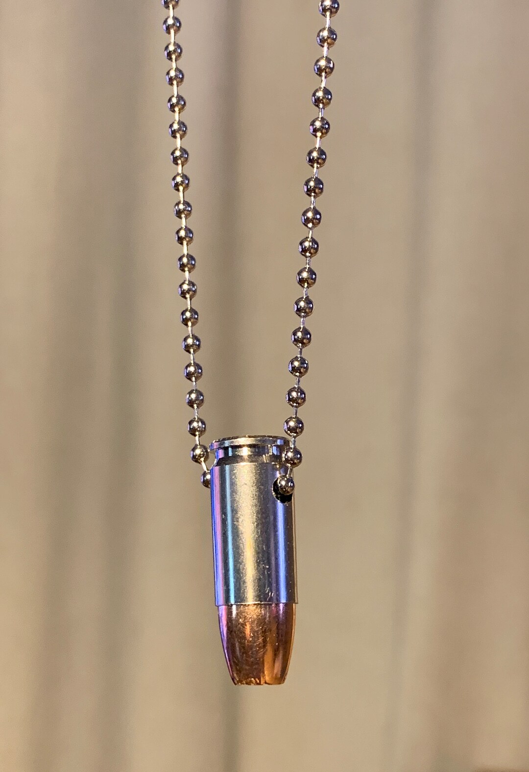 Real Bullet Necklace/pendant. Sig Sauer 9mm Luger, Glock, V-crown ...