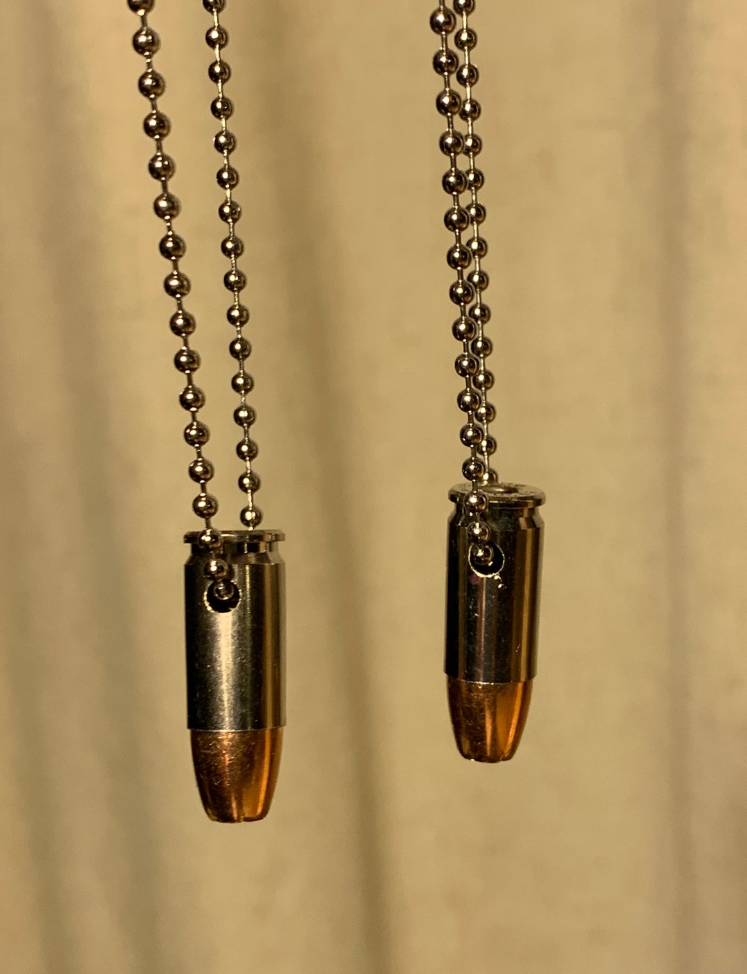 Real Bullet Necklace/pendant. 2 Pack. Sig Sauer 9mm Luger, Glock, V ...