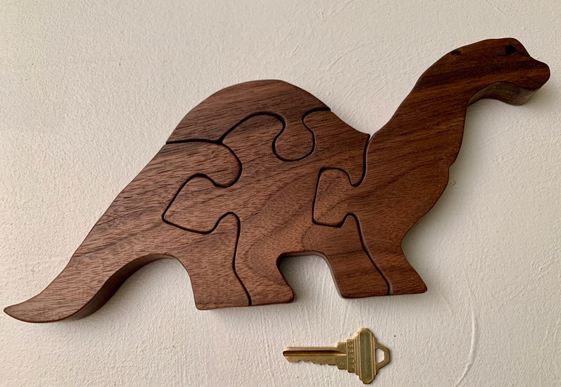 Baby Bronto Cut From Walnut Wood. - Etsy
