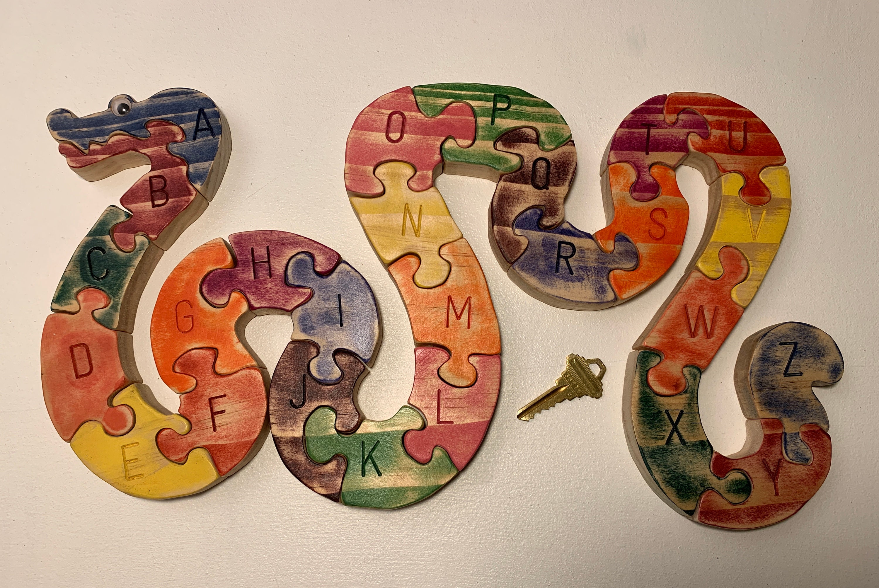 Alphabet Snake - Etsy