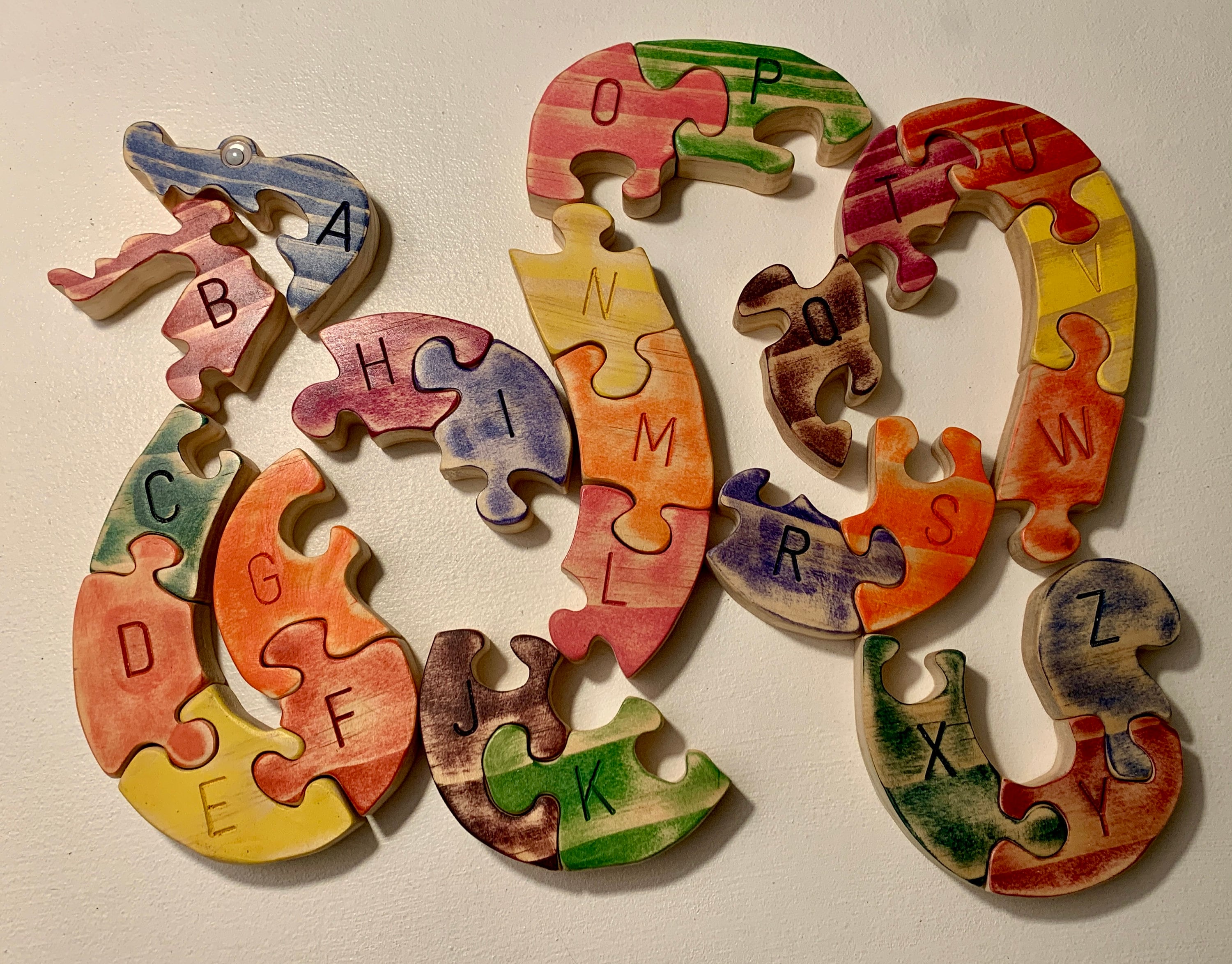 Alphabet Snake - Etsy