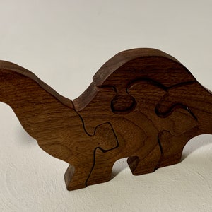 Baby Bronto Cut From Walnut Wood. - Etsy