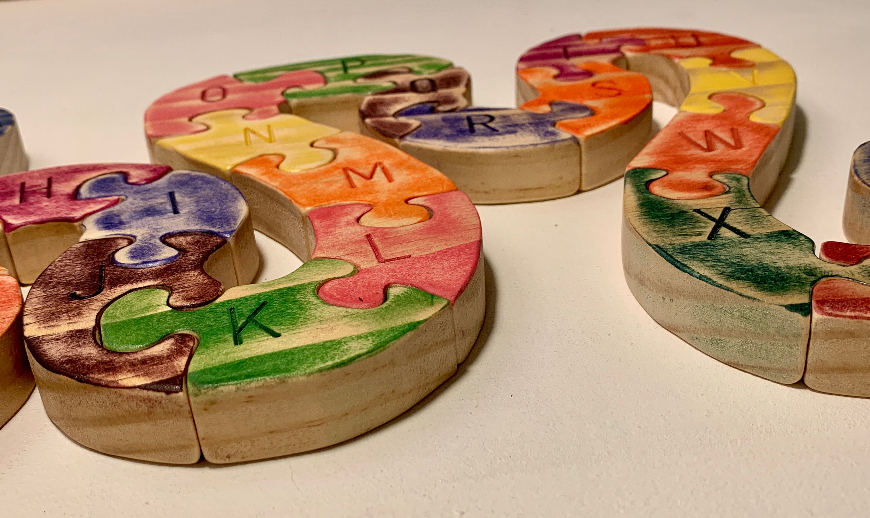 Alphabet Snake - Etsy