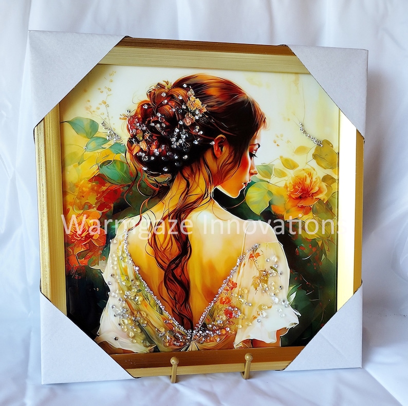 Crystal Diamond Painting Lady B Wall Art / Decoration / Gift / Holiday ...
