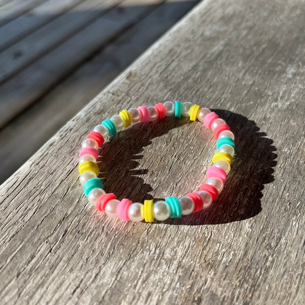 Wwjd Clay Bead Bracelet - Etsy