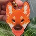 Furry Canine 3” Keychain Valentine Day Gift, Furry Stickers, Cute Gift ...