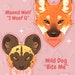 Furry Canine 3” Keychain Valentine Day Gift, Furry Stickers, Cute Gift ...
