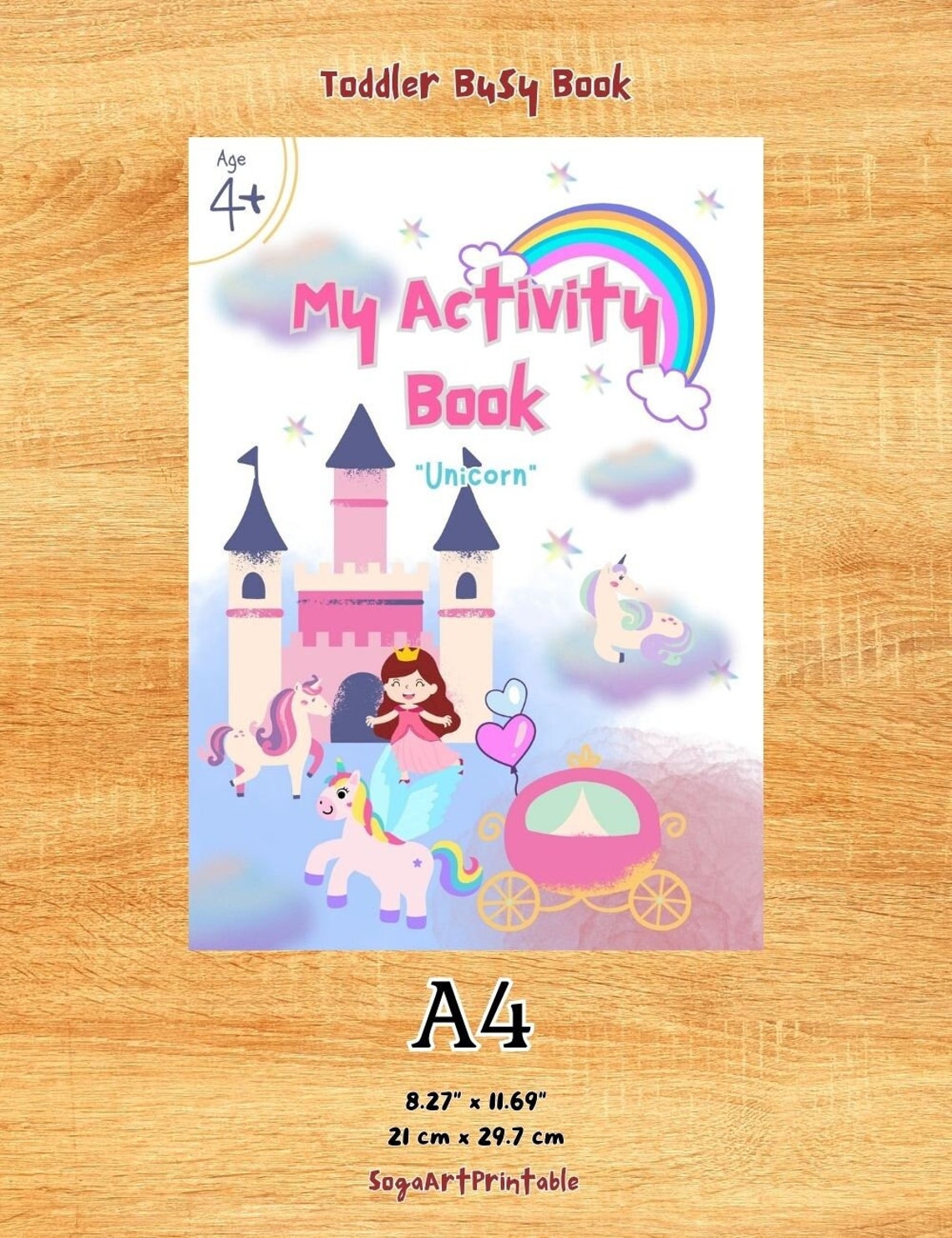 Toddler Busy Book Worksheet for Kindergaten, Classroom, Preschool or ...
