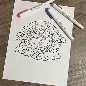 IVF Coloring Page Digital Download - Etsy