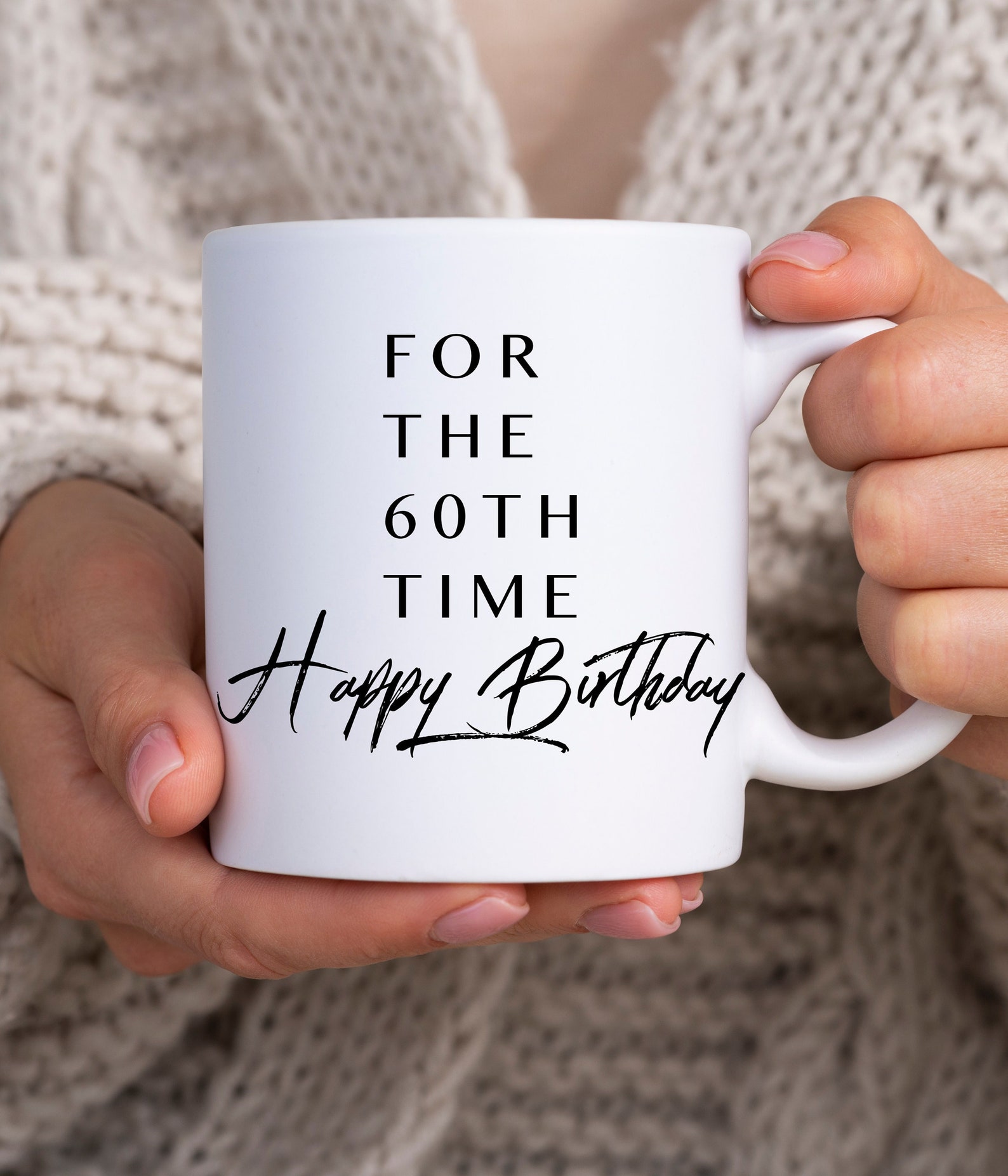 60th Birthday Mug, 60th Birthday Gift Ideas for Women, Mom/grandma 60th ...