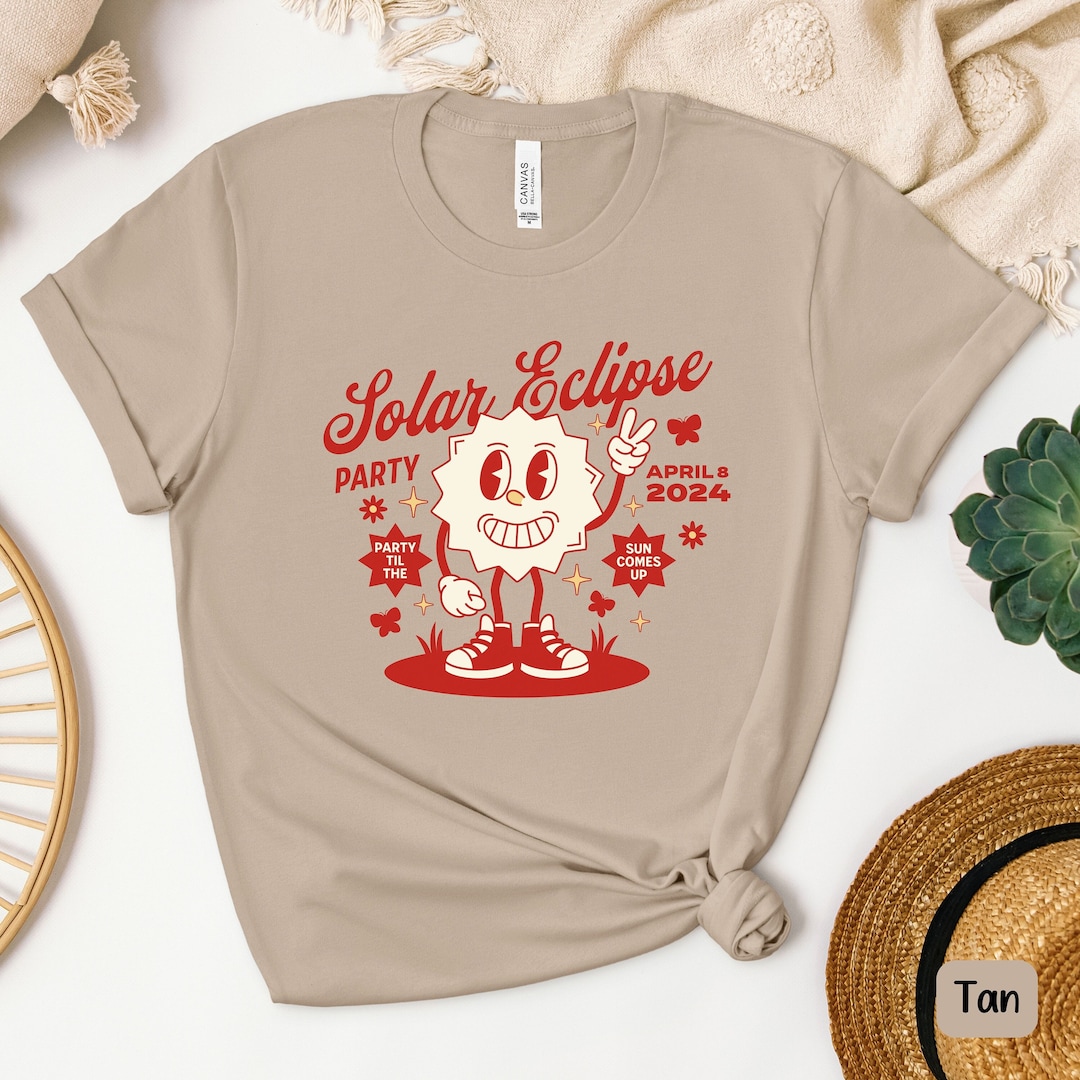 Solar Eclipse Party 2024 Shirt, Total Solar Eclipse Shirt, Eclipse ...