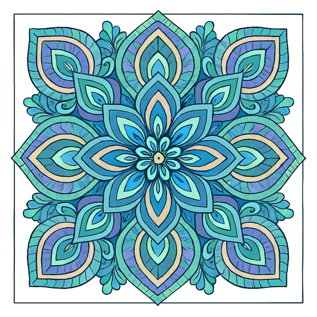 Mindfulness Mandala Coloring Page: Printable Zen Art for Adults (PDF ...