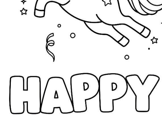 Magical Unicorn Coloring Page & Activity Sheet (PDF Download) - Etsy