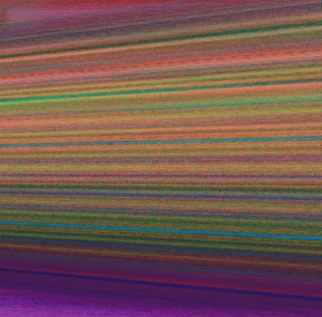 Color-field-spread (bended Light + 'WAVELENGTHS') - Etsy