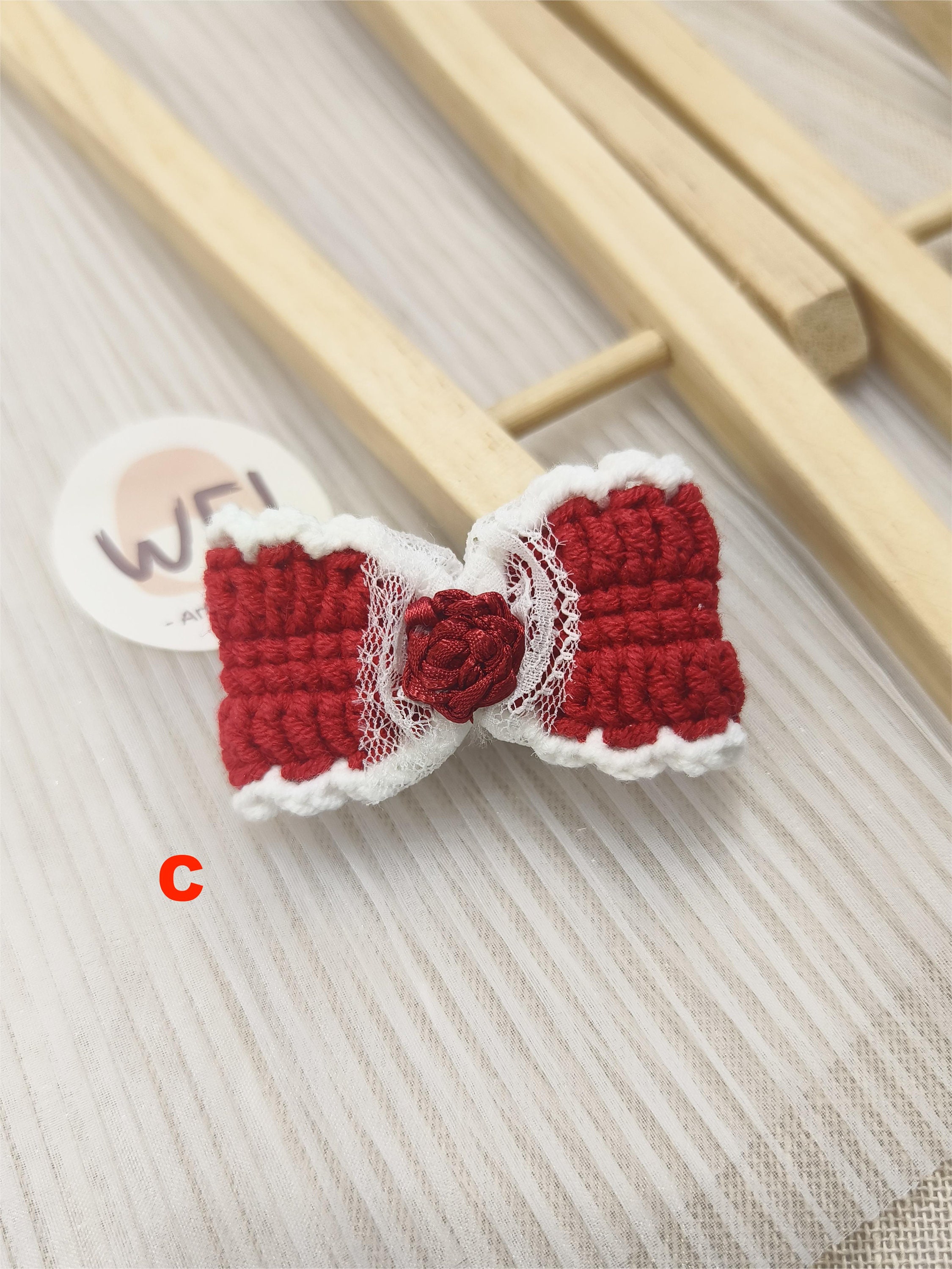 Crochet Snap Clips,knitted Hairclip,barrettes,baby Hair Accessories ...