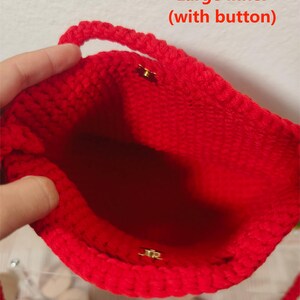 Crochet Mcdonald's Bag/phone Purse, Handmade Knitted Bag/pouch With ...