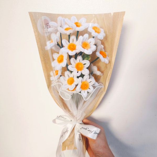 Daisy Eternal Bouquet - Etsy