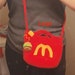 Crochet Mcdonald's Bag/phone Purse, Handmade Knitted Bag/pouch With ...