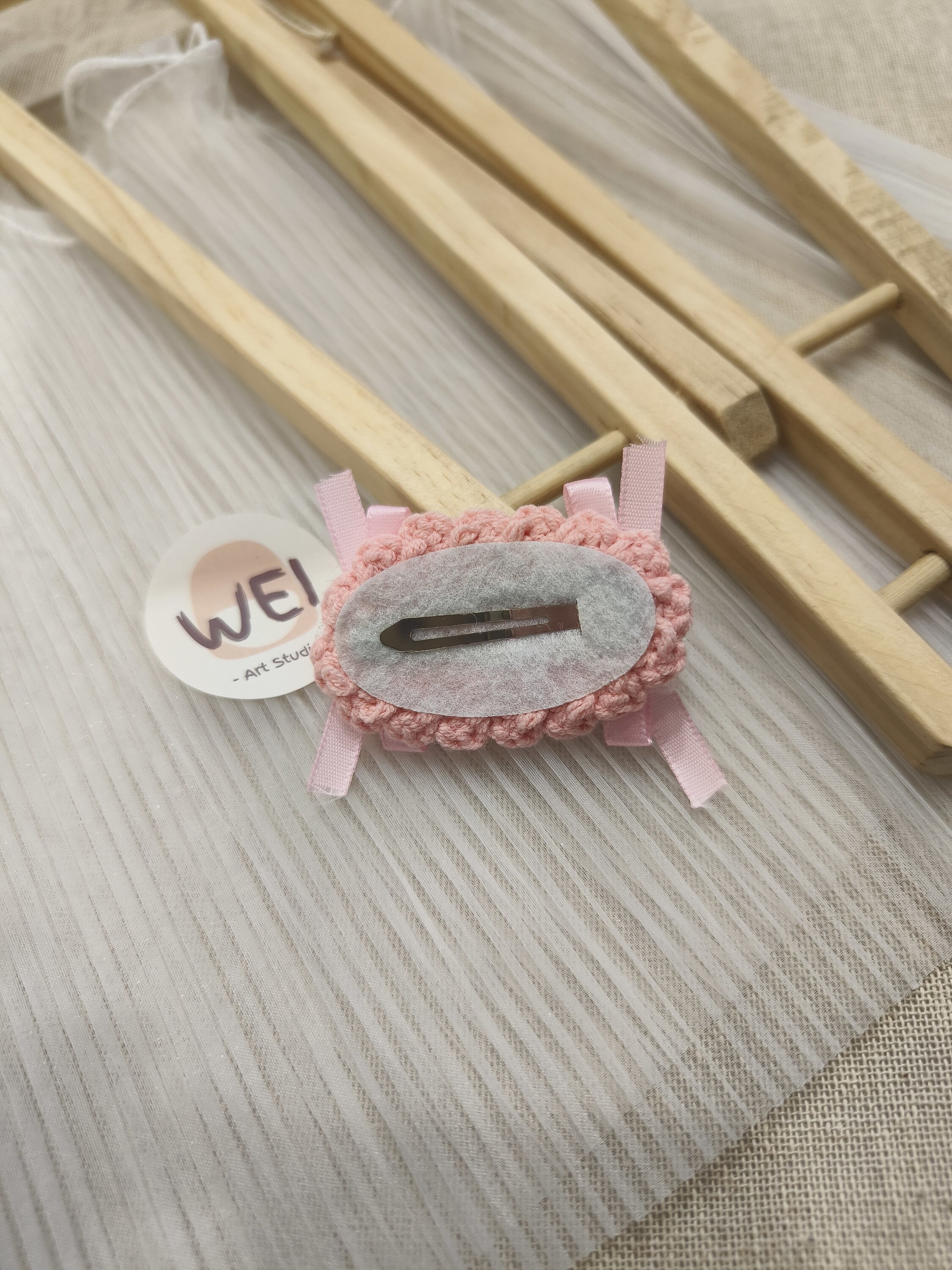 Crochet Snap Clips,knitted Hairclip,barrettes,baby Hair Accessories ...