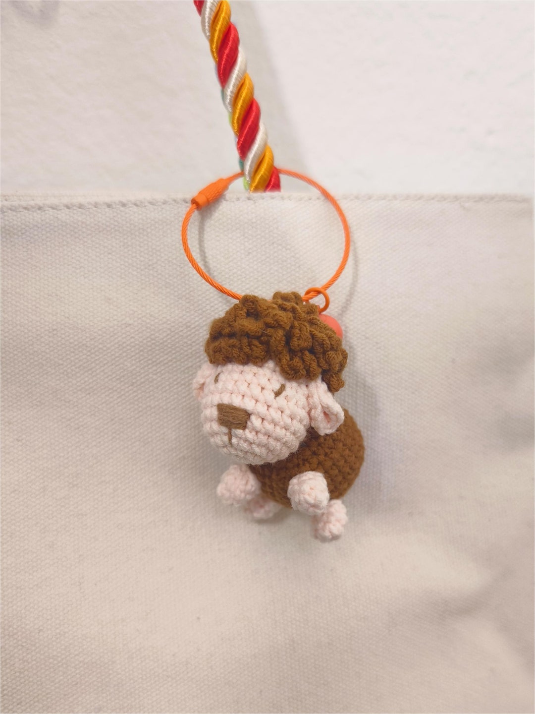 Crochet SHEEP Keychain, Amigurumi Sheep Keyring, Handmade Lamb Sheep ...