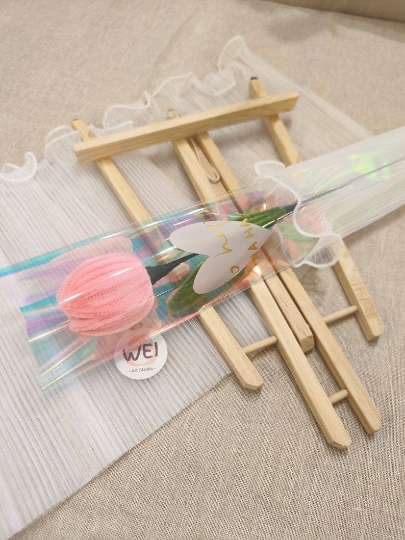 Pipe Cleaners Flower Bouquet,everlasting LILY, TULIPS, DAISY, Forever ...