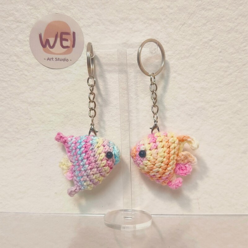 Fish Keychain - Etsy