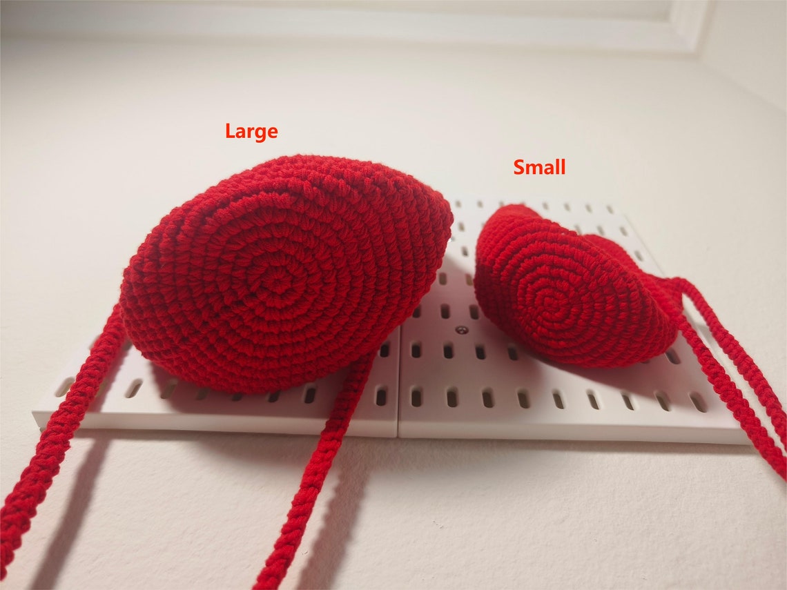 Crochet Mcdonald's Bag/phone Purse, Handmade Knitted Bag/pouch With ...