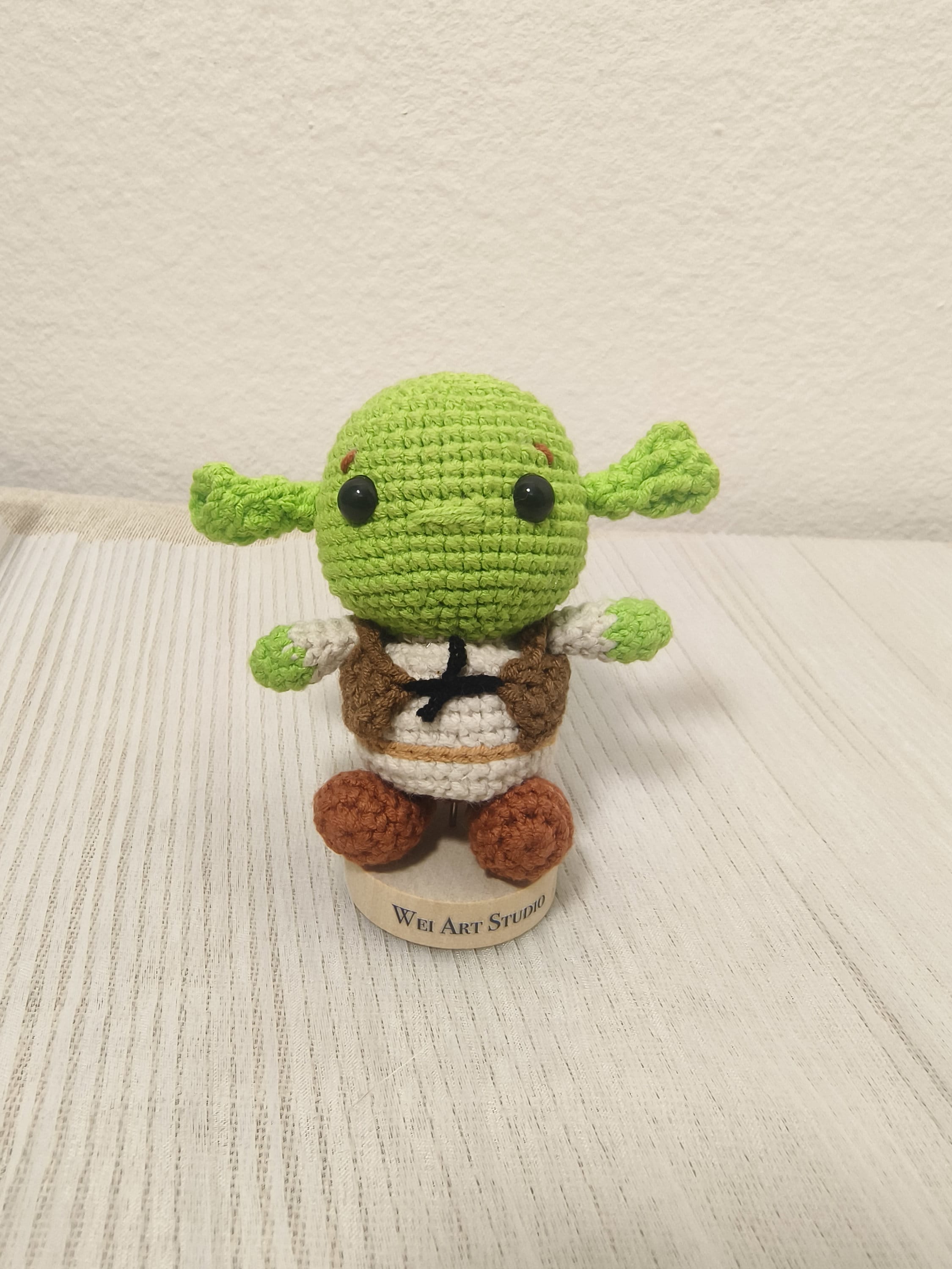 Crochet Shrek Doll, Amigurumi Stuffed Shrek Plushie Toy Doll, Handmade ...