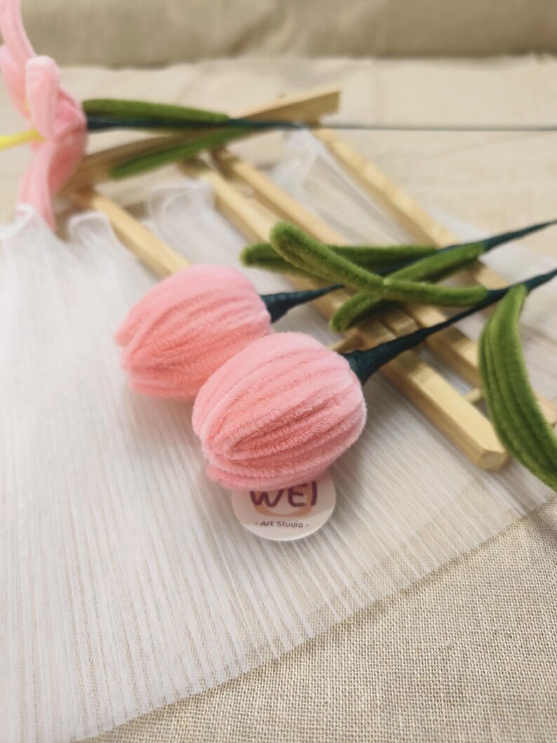 Pipe Cleaners Flower Bouquet,everlasting LILY, TULIPS, DAISY, Forever ...