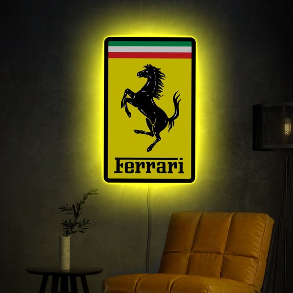 Ferrari Neon Led Sign - Etsy