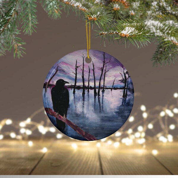 Crow Ornament - Etsy