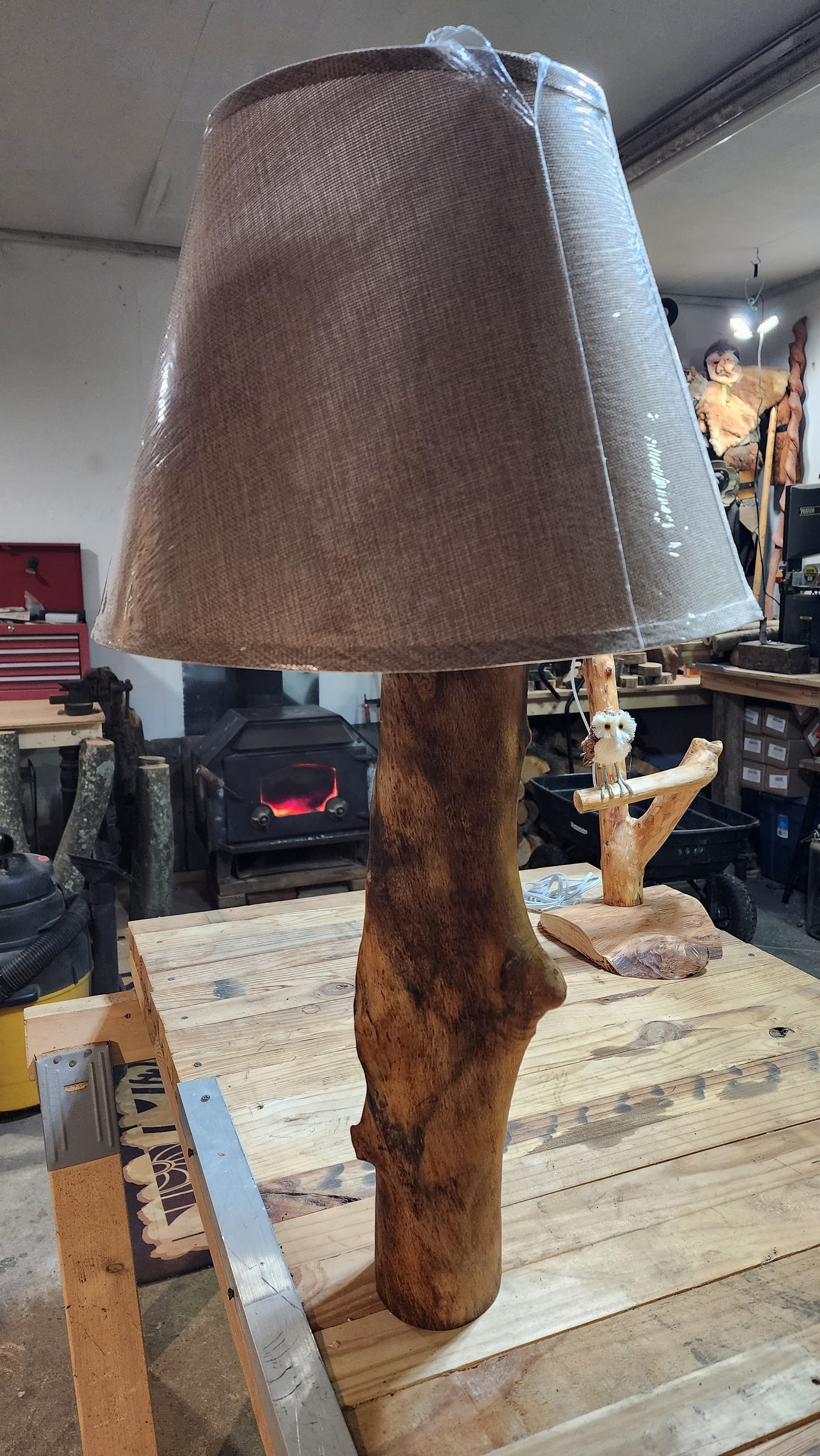 Log Lamp - Etsy