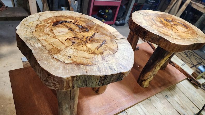 Log Foot Stool - Etsy
