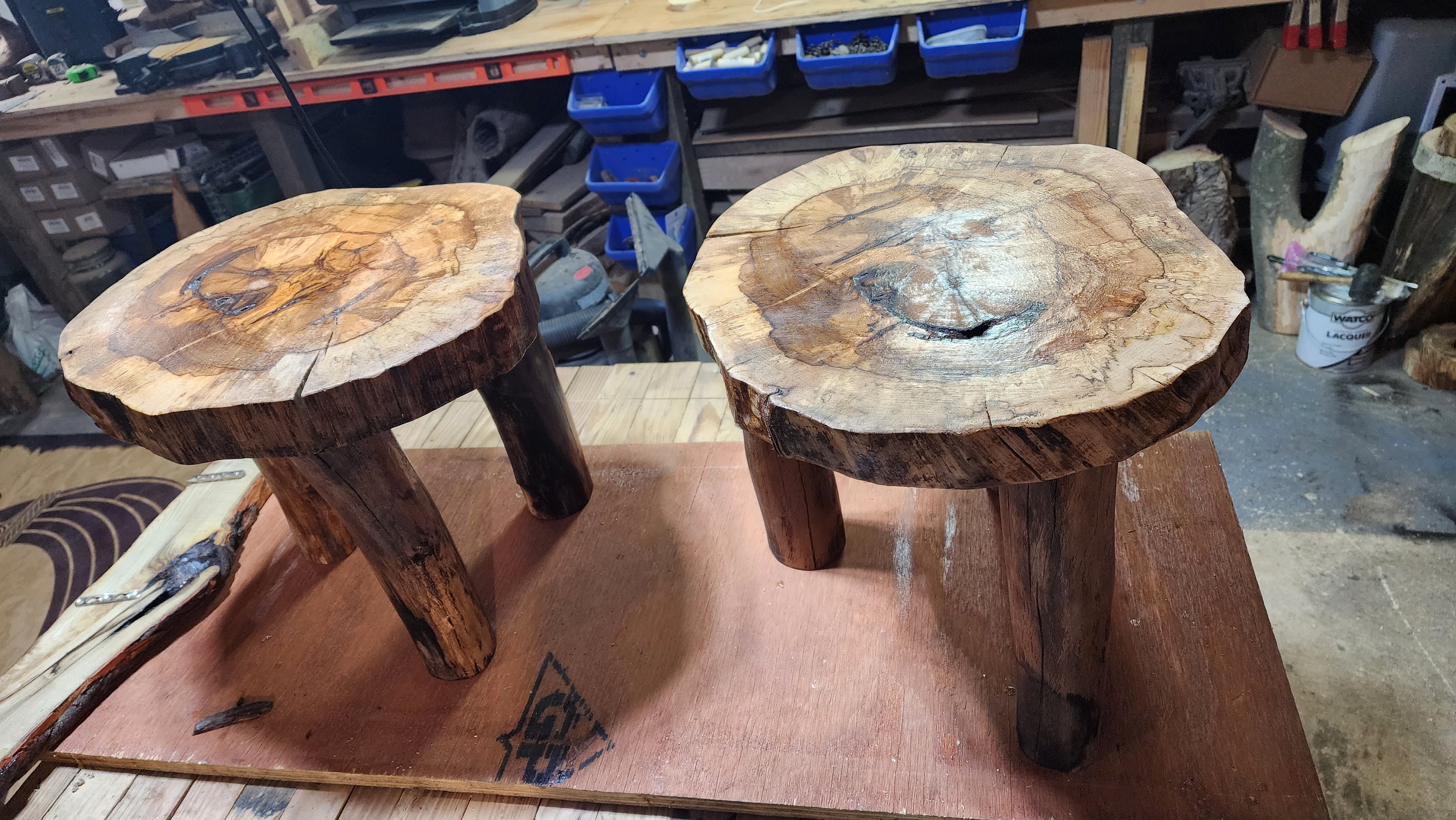 Log Foot Stool - Etsy