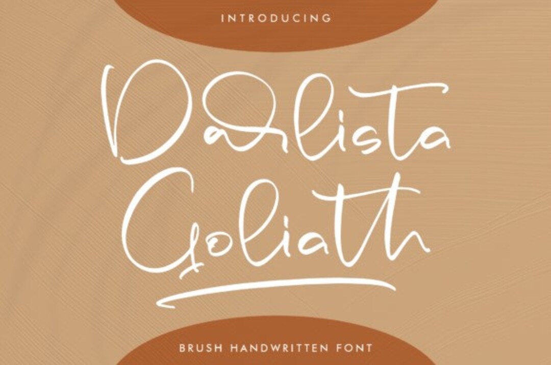 Darlista Goliath Font, Script Font, Beautiful Font, Vintage Font, Retro ...