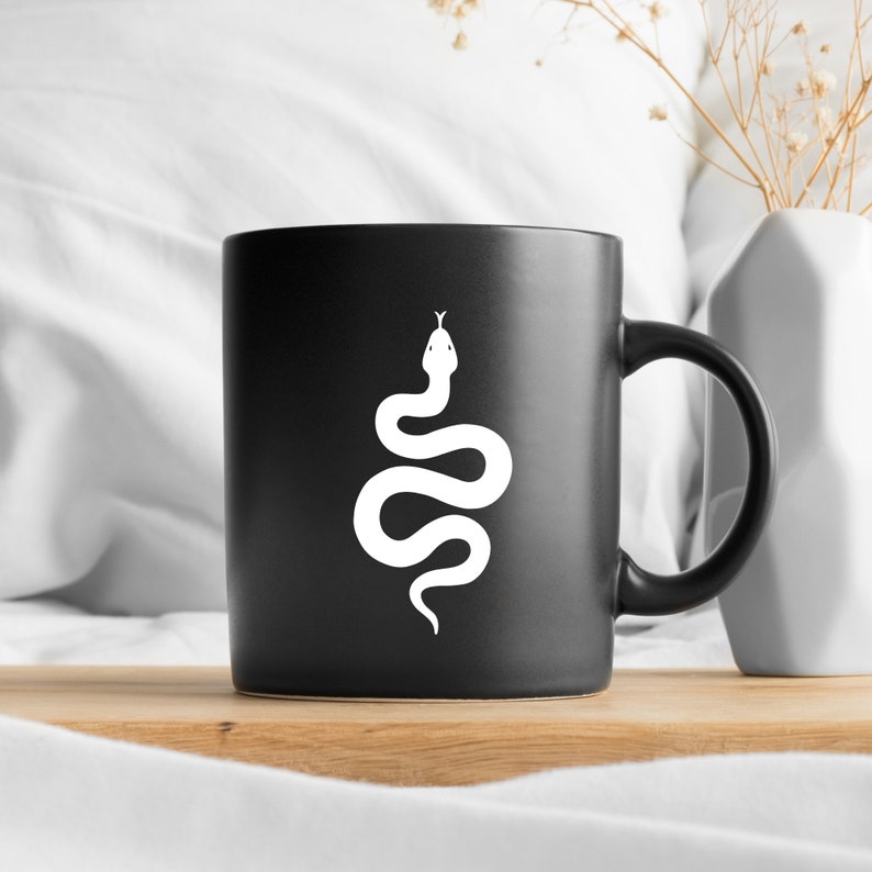 Snake Clipart | Reptile Decor | Black and White Instant Digital ...