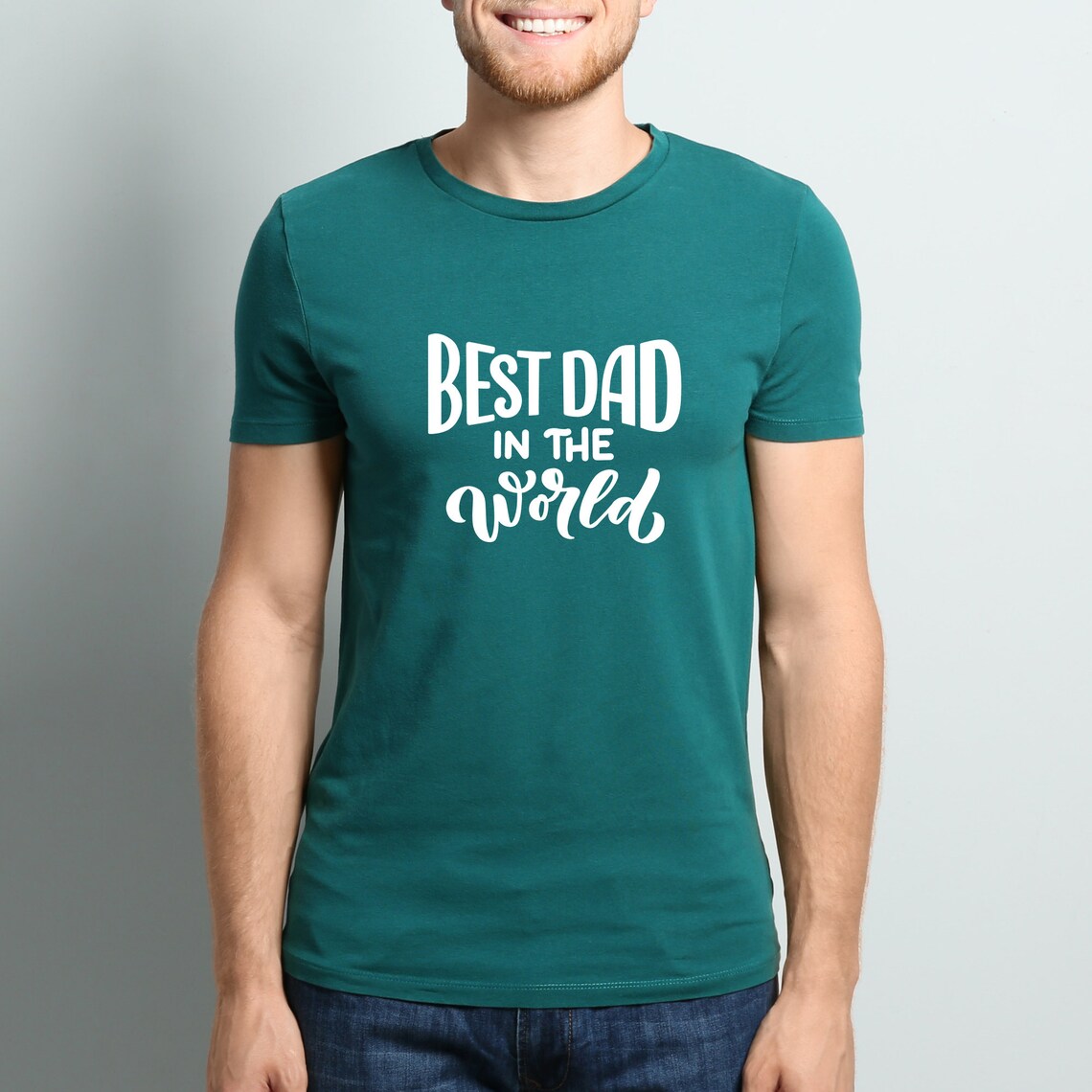 Best Dad in the World Father's Day Gift Black and White Instant Digital ...