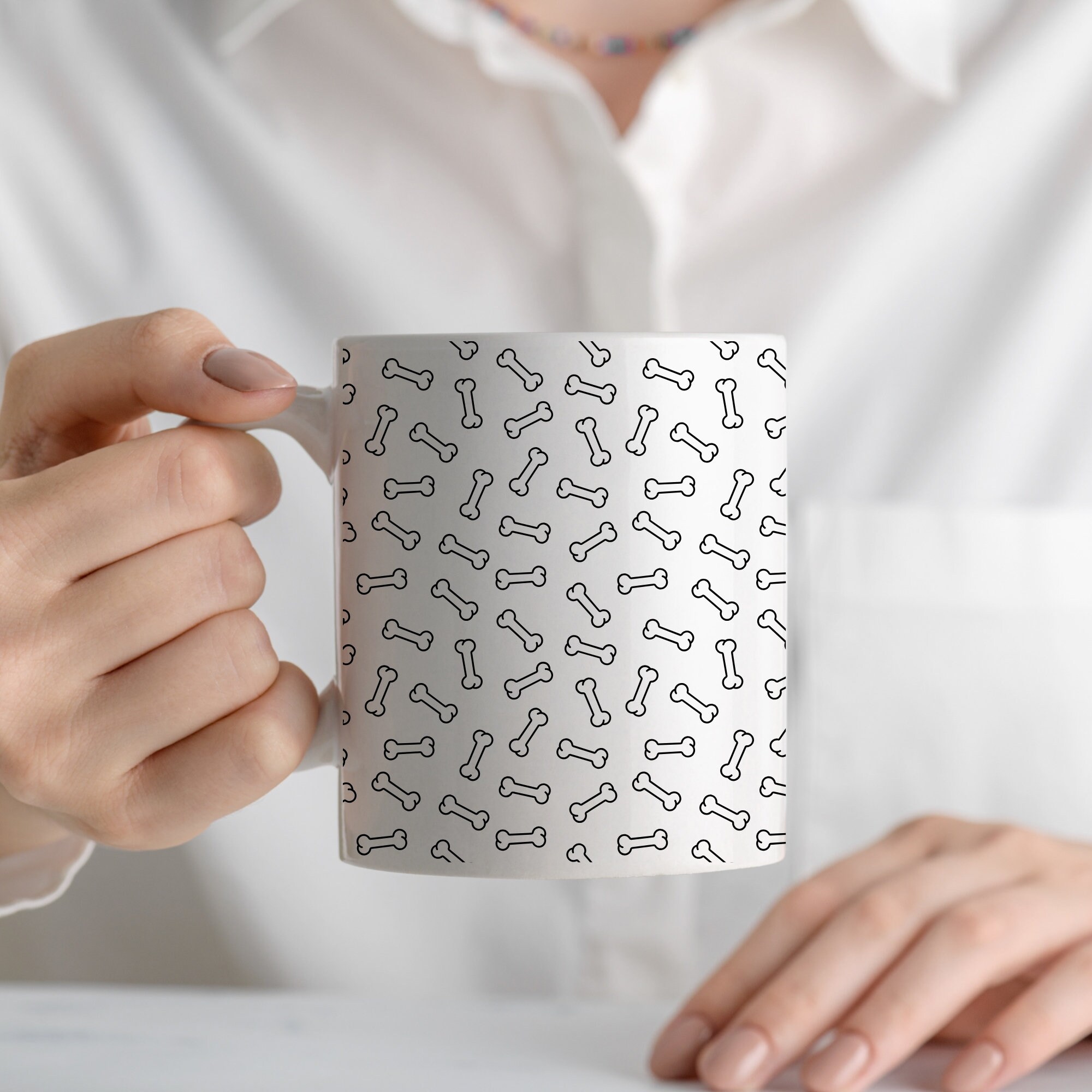 Bones Background | Graphic Design | Black & White Digital Download ...