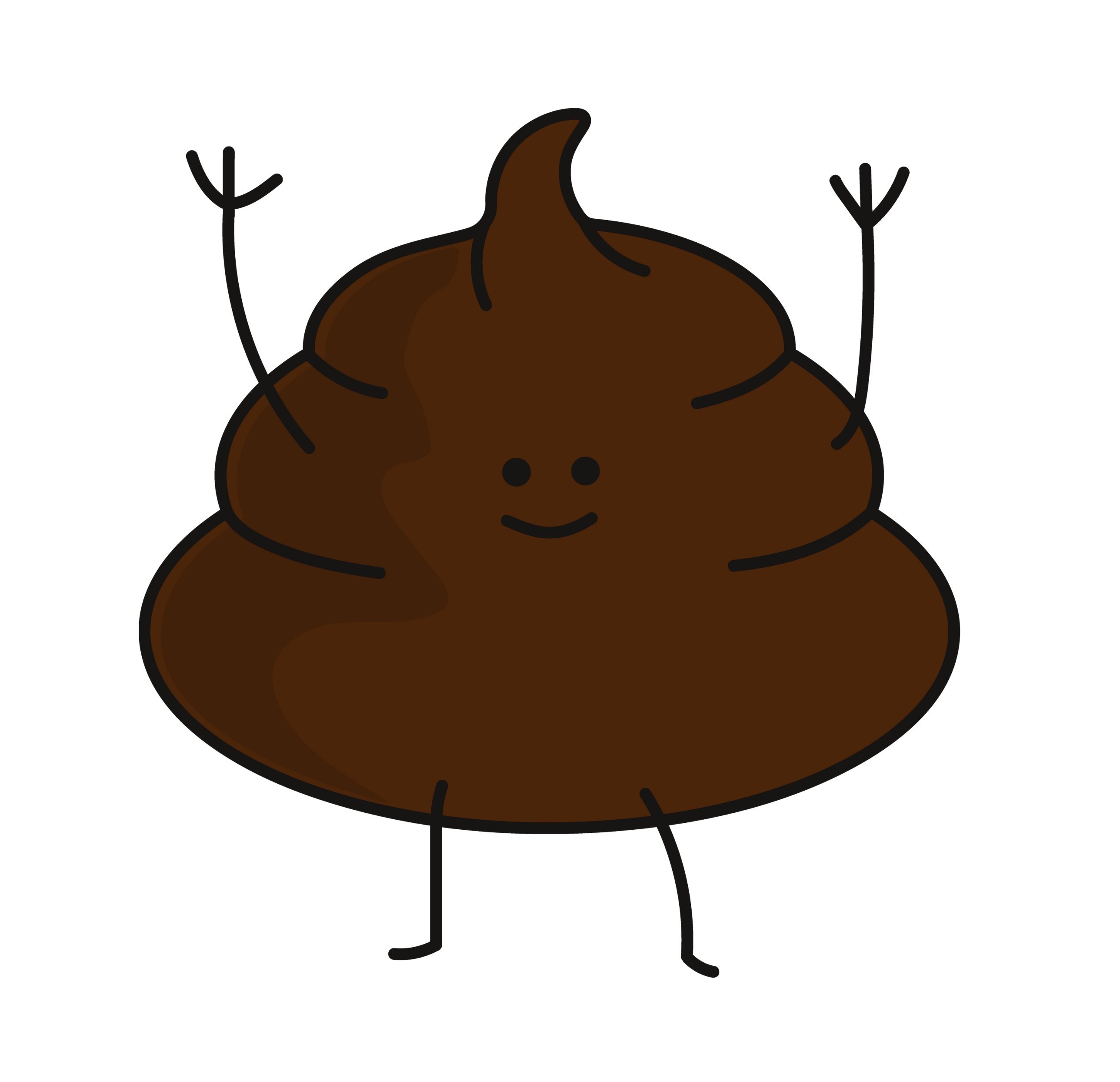 Happy Poop | Cute Emoji Cartoon Clipart | Digital Download | PNG, JPG ...