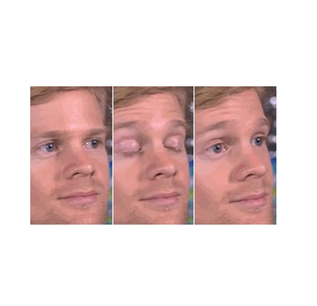 Blinking White Guy Meme | Funny Clipart | Digital Download | PNG, JPG ...