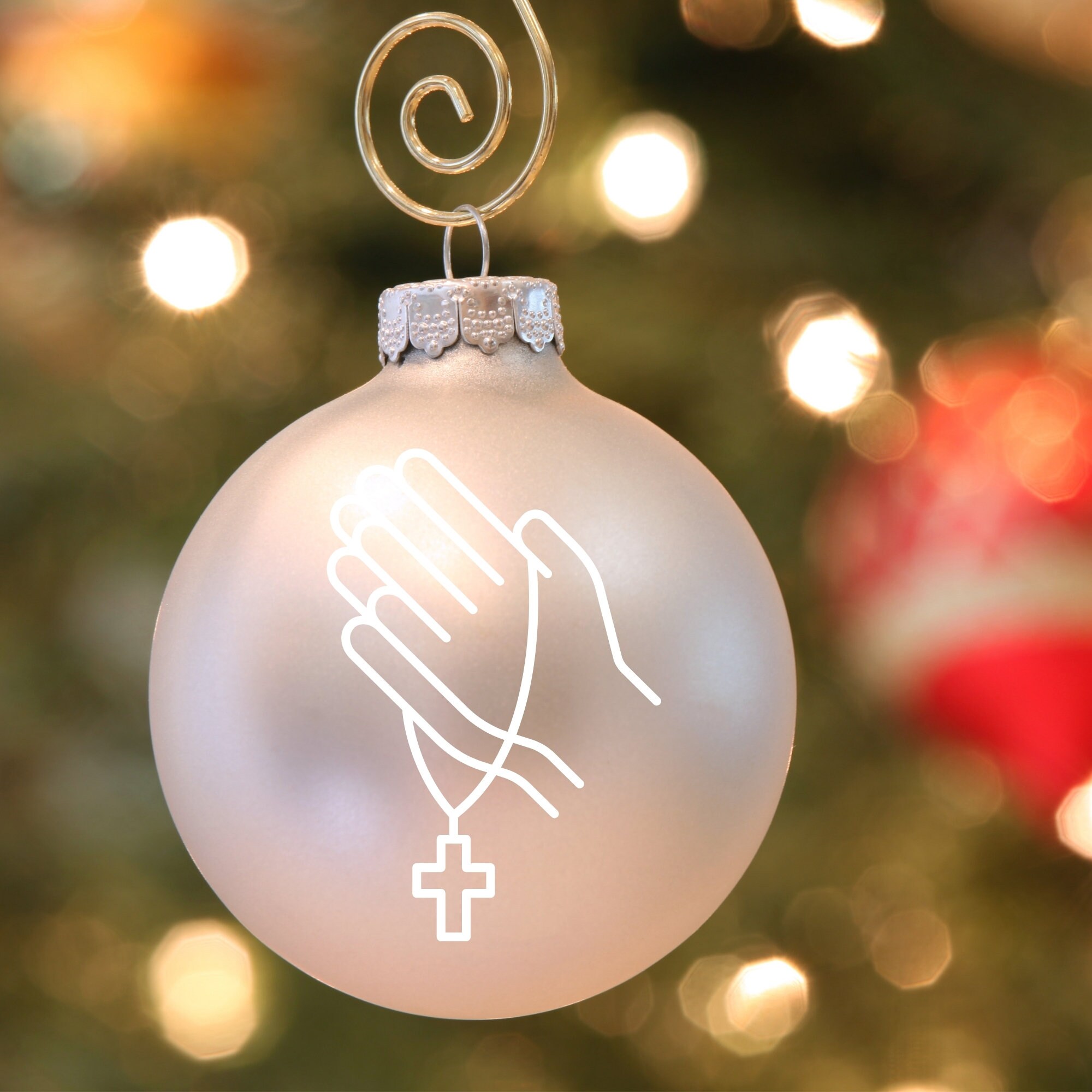 Christian Hands in Prayer | Instant Downloads | Black & White Digital ...