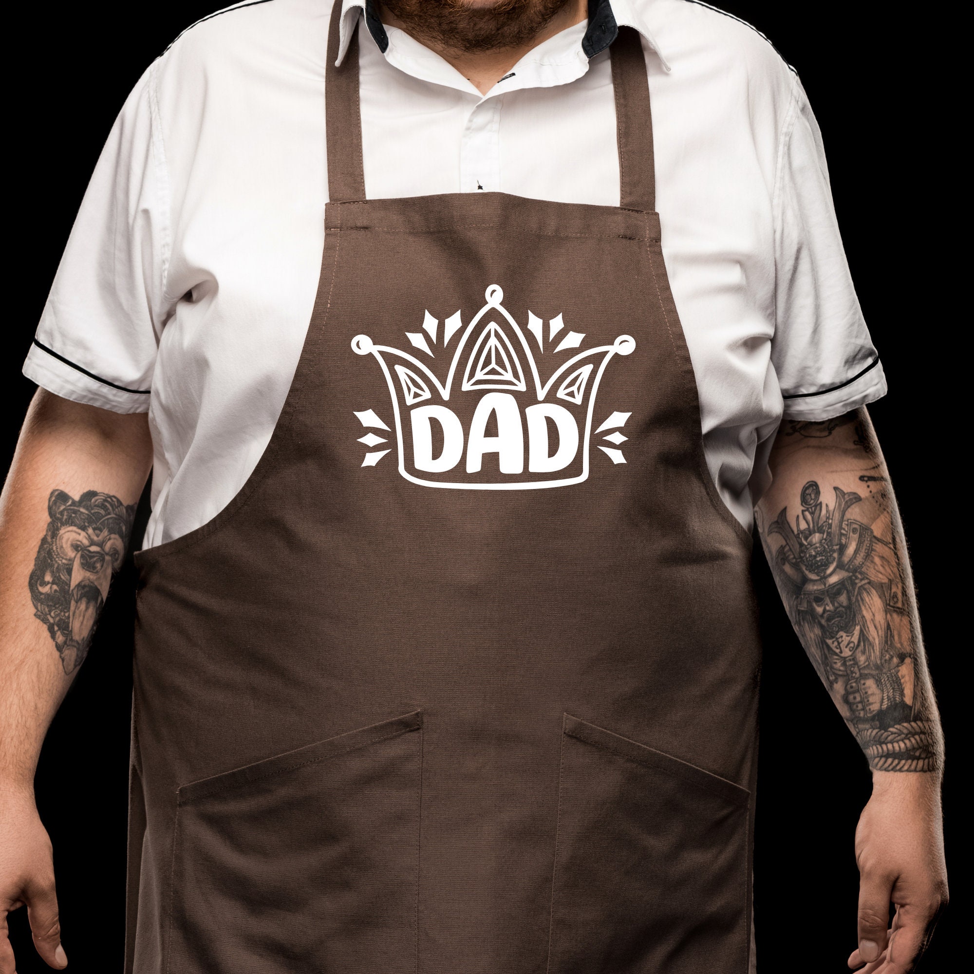 Dad Crown | Father's Day Art | Black and White Instant Digital Download ...