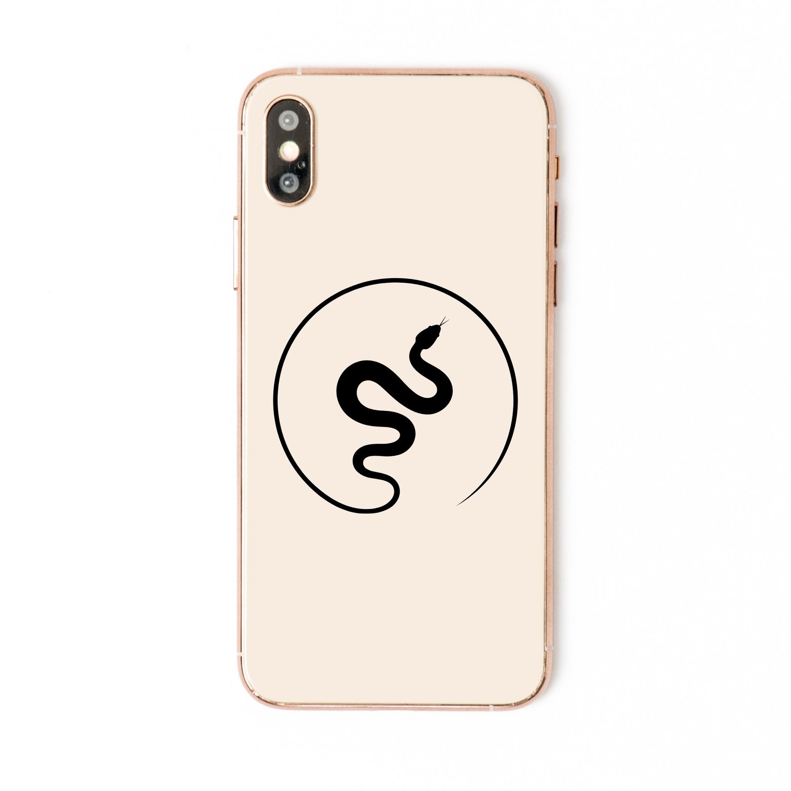 Snake Circle Printable Reptile Decor Black and White Instant Digital ...