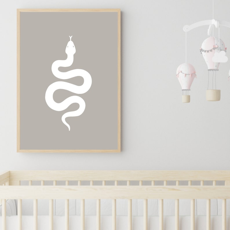 Snake Clipart | Reptile Decor | Black and White Instant Digital ...