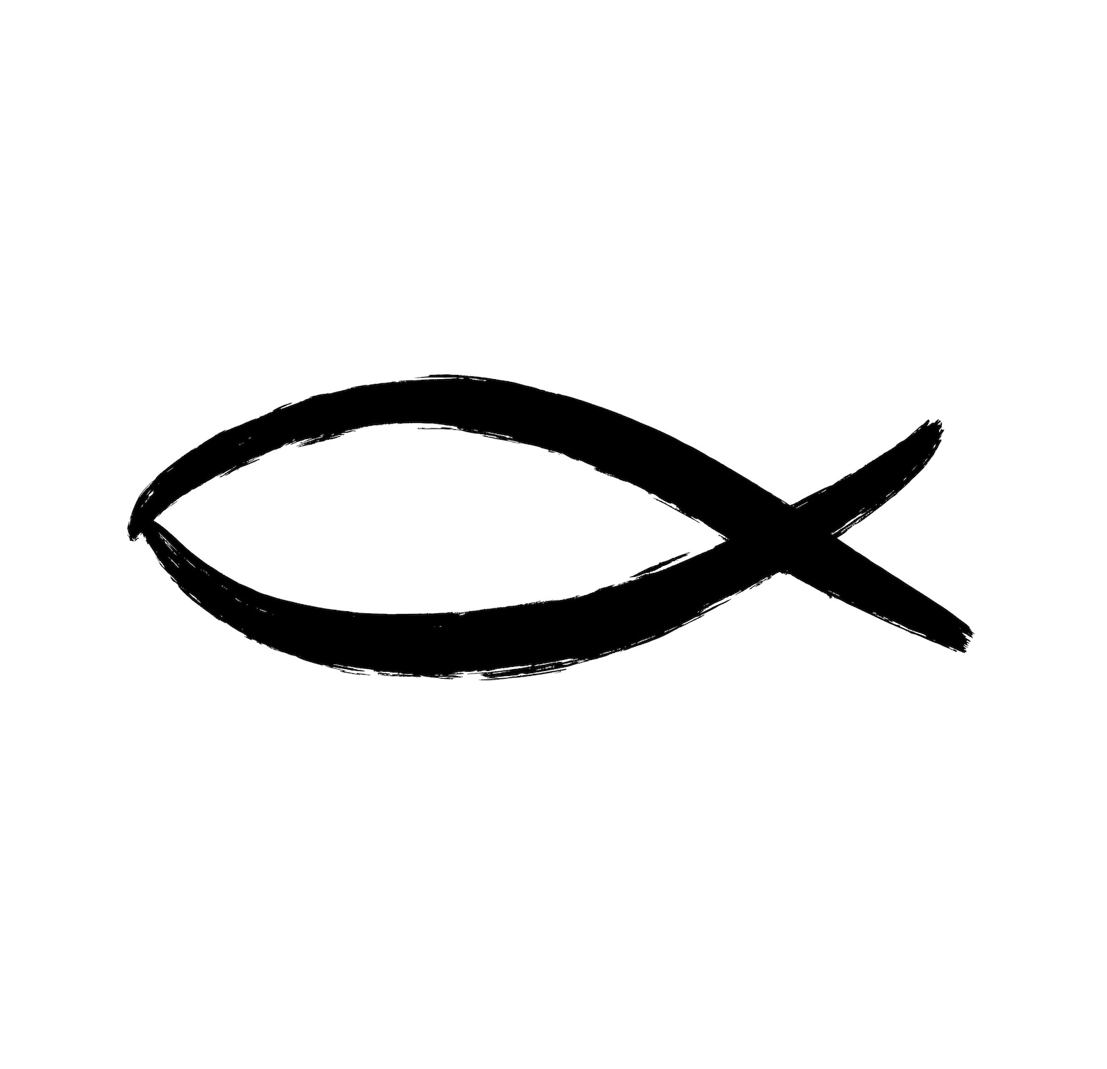 Christian Fish | Instant Downloads | Black & White Digital Download ...