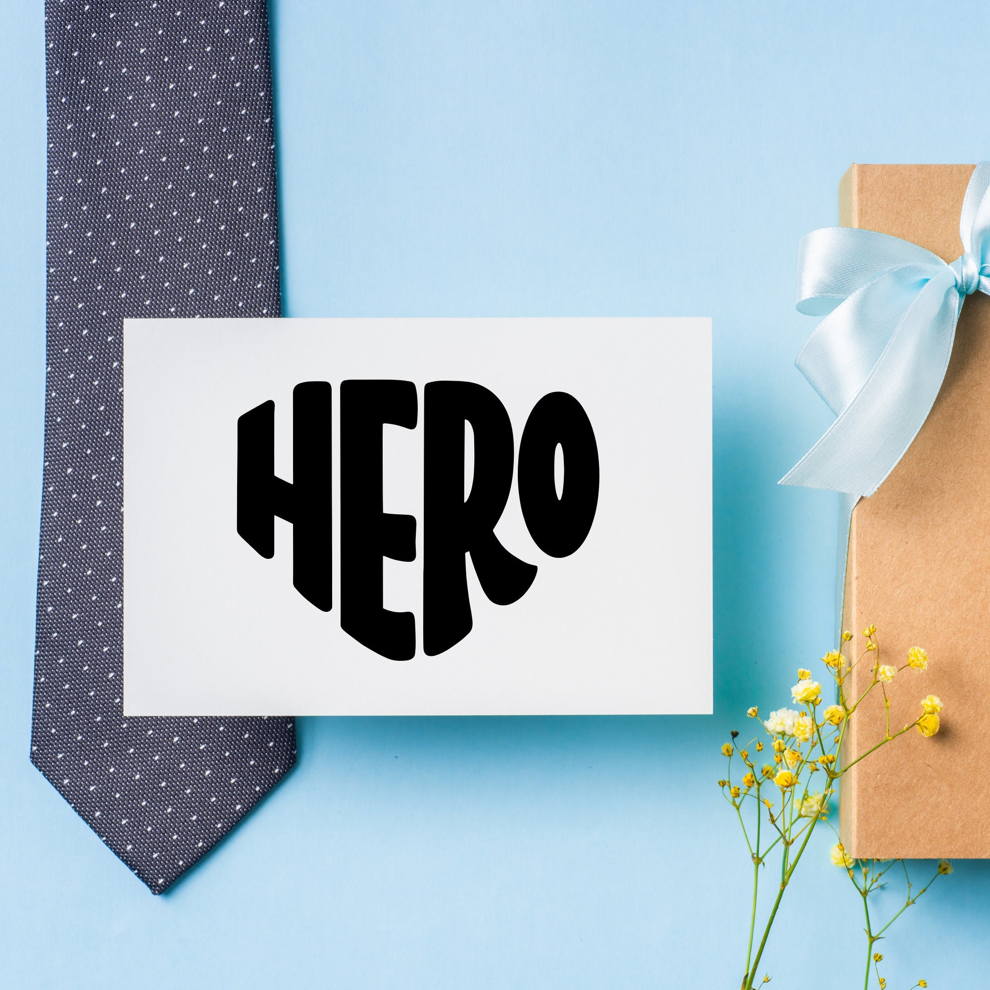 Hero Inspirational Art Black and White Instant Digital Download PNG ...