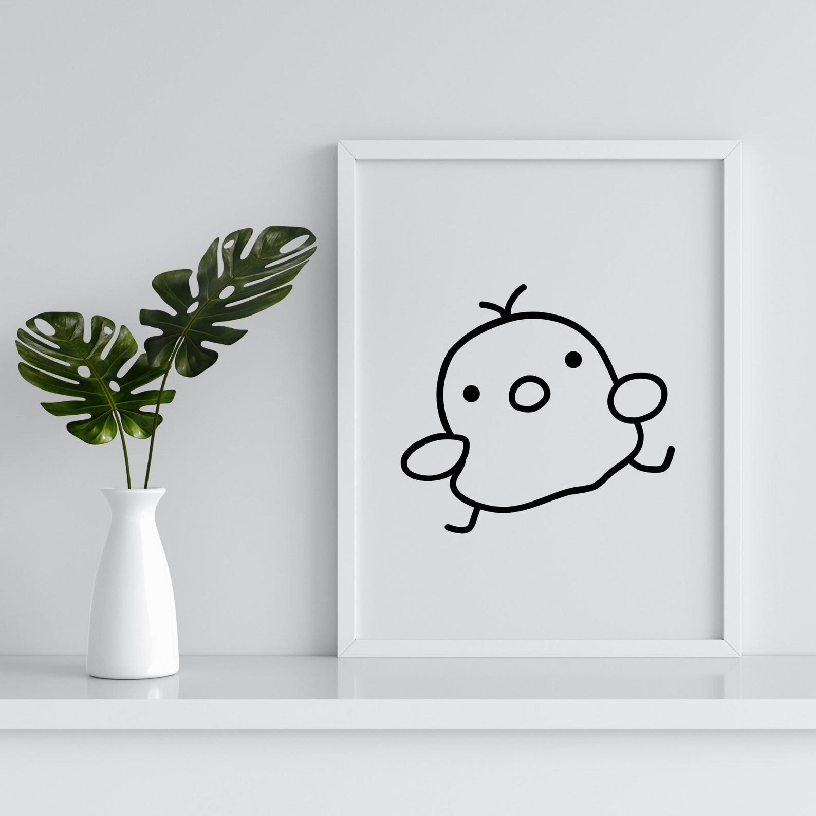 Cute Baby Chick | Chicken Clipart | Digital Download | PNG, JPG, SVG ...